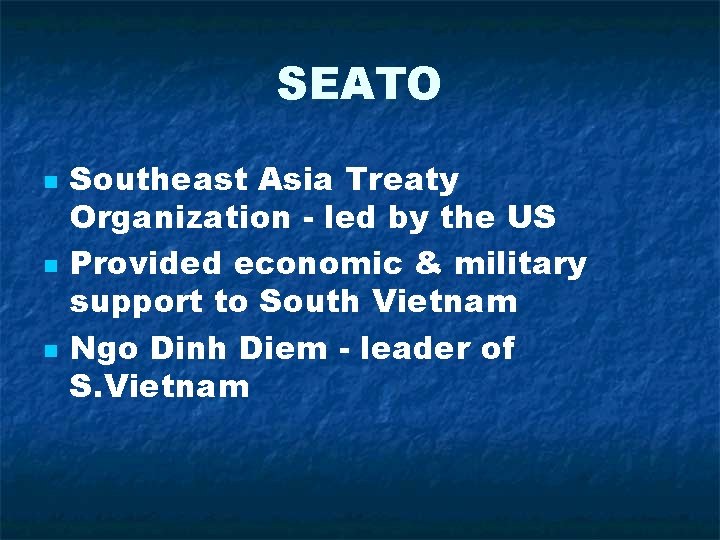 Chapter 20 section 1 Origins of the Vietnam