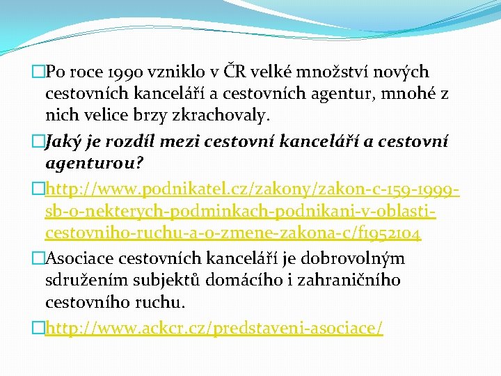 CESTOVN KANCELE Mgr Jan Charousek Liberec 2017 Vvoj