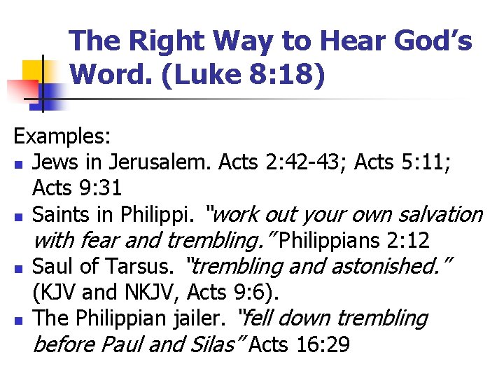 Trembling at Gods Word 1 Corinthians 2 1