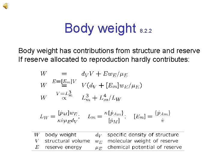 Dynamic Energy Budget theory 1 Basic Concepts 2
