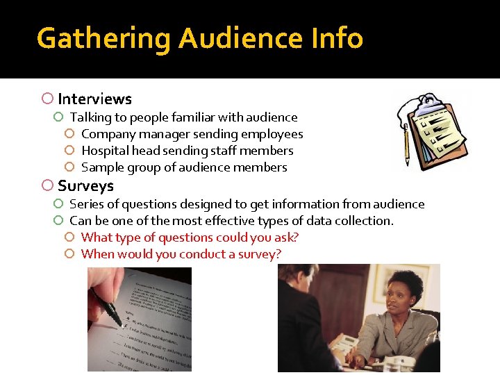 Chapter 6 Analyzing Your Audience Audience Analysis Adaptation