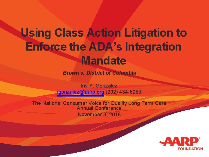 Using Class Action Litigation to Enforce the ADAs