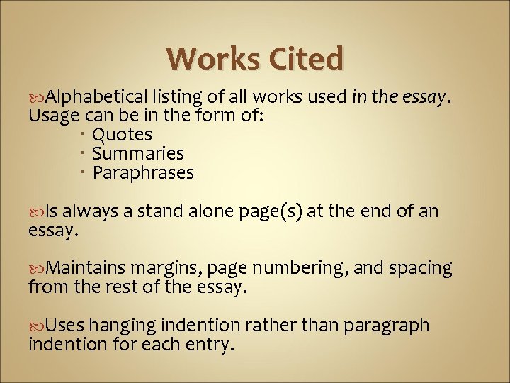 MLA Overview Kelli Mc Bride 2 Important Concepts