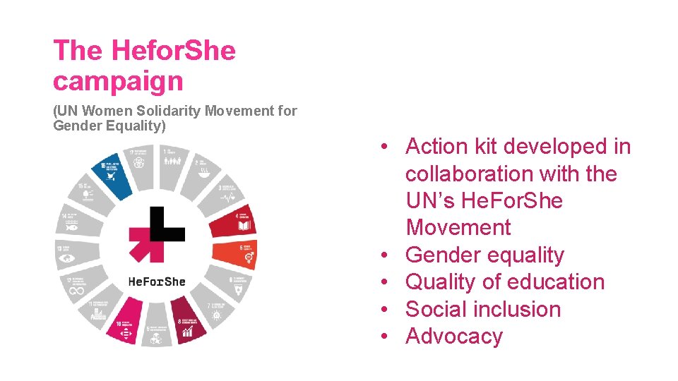 Contributing to the Sustainable Development Goals SDGs with