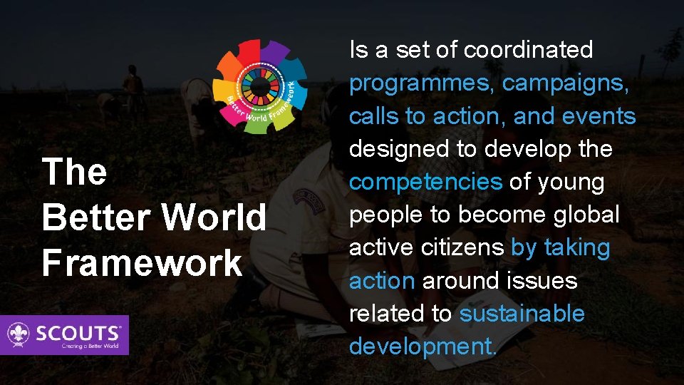 Contributing to the Sustainable Development Goals SDGs with