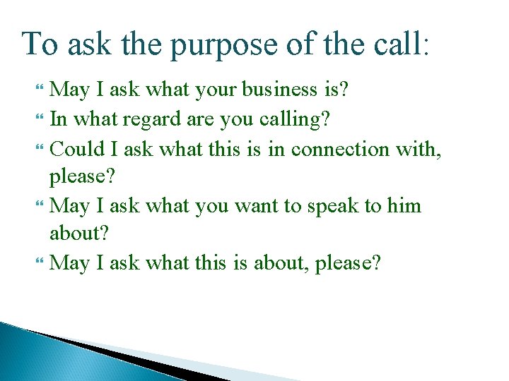 Telephone English By Joy Yu When you answer