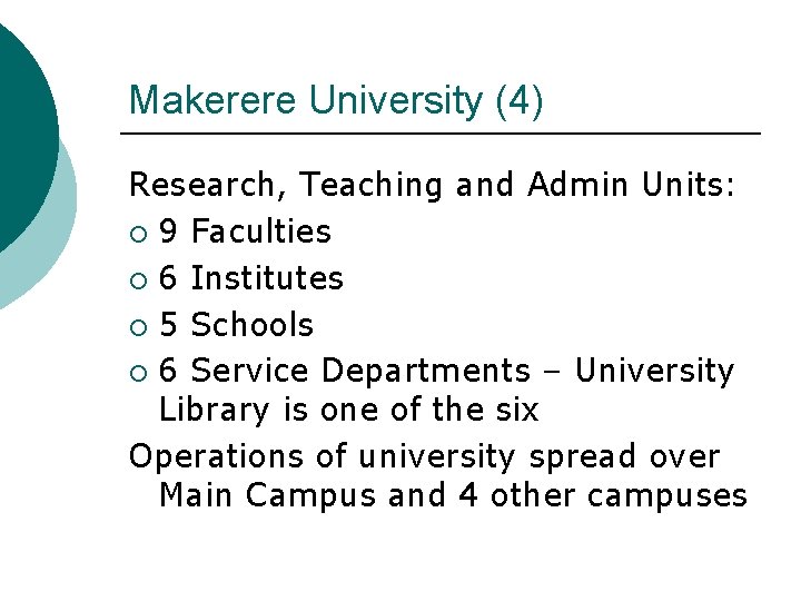 North South Collaboration The Case of Ui B