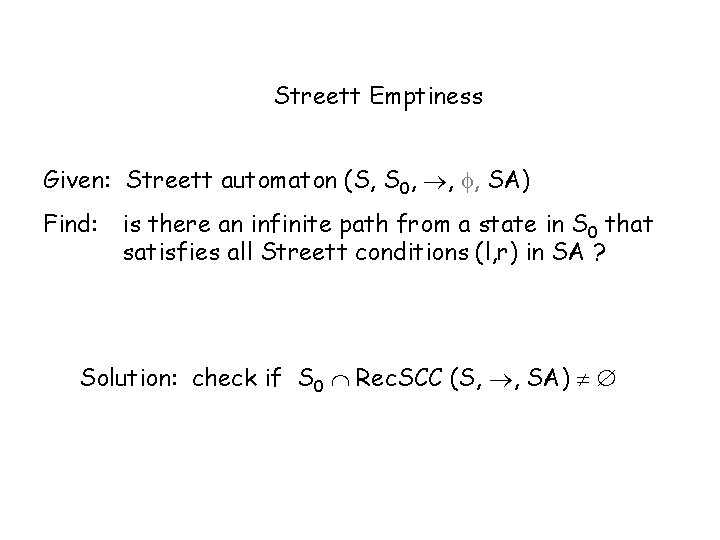 Model Checking Lecture 3 Tom Henzinger ModelChecking Problem