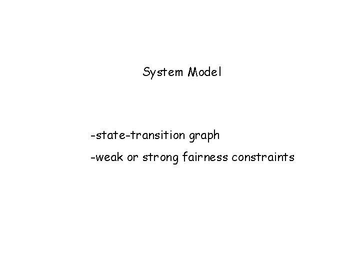 Model Checking Lecture 3 Tom Henzinger ModelChecking Problem