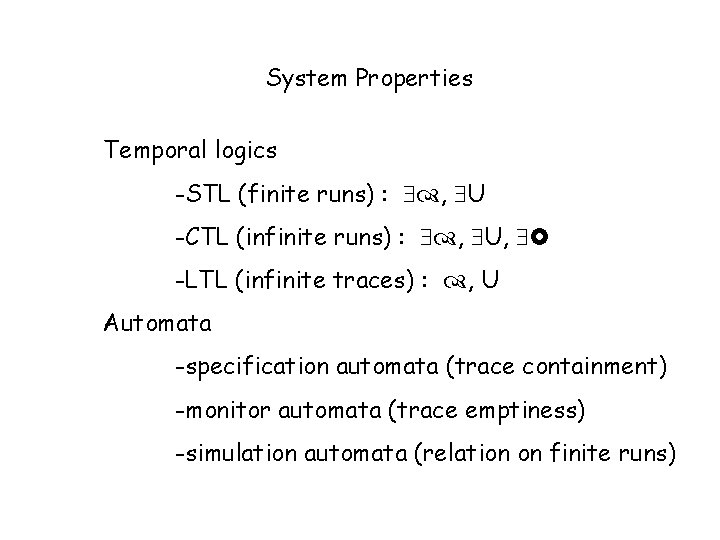 Model Checking Lecture 3 Tom Henzinger ModelChecking Problem