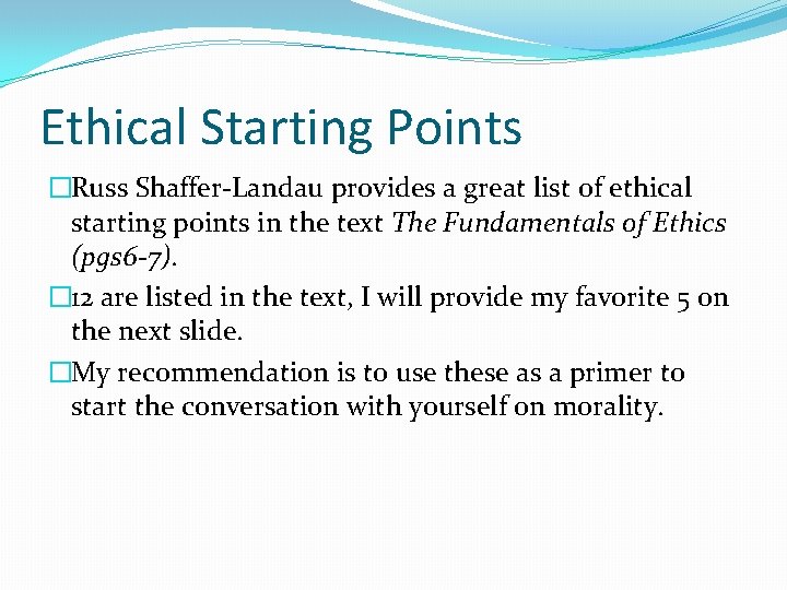 Moral Feedback Loop Final Project PHI 3670 Professor