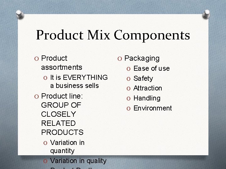 Product Planning Product Design A Product Is More