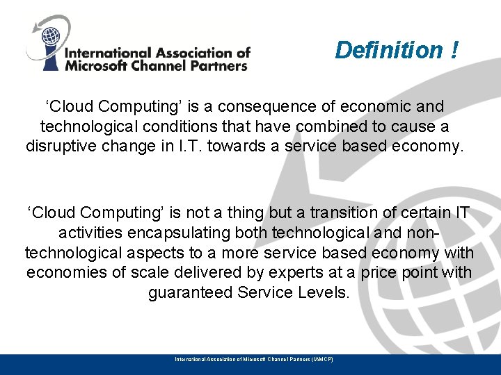 Cloud Computing Hybrid or All In International Association