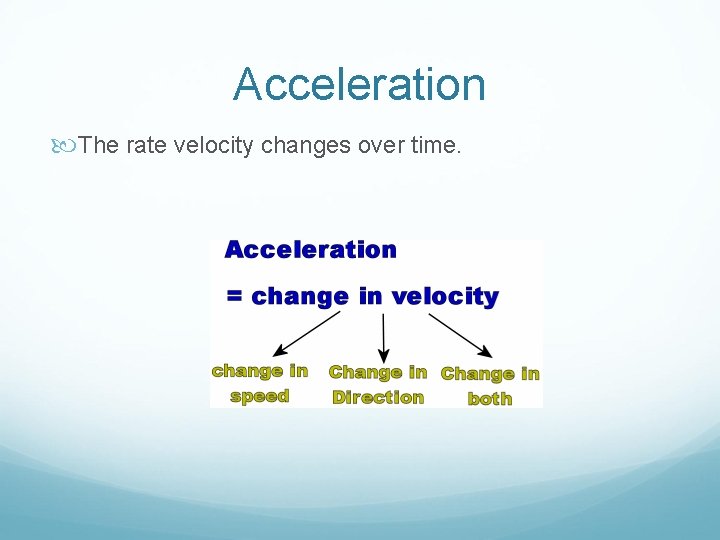 FORCES Speed refers to how fast an object