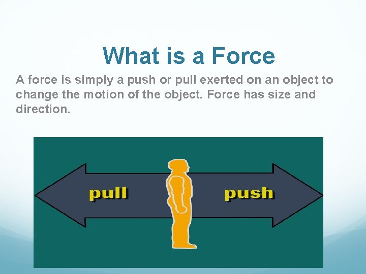 FORCES Speed refers to how fast an object