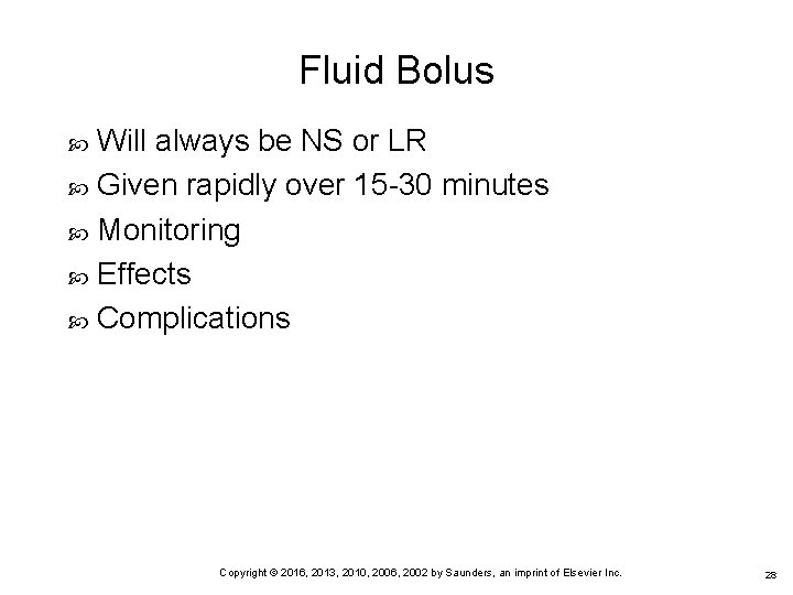 Concept Basic Fluid and Electrolyte Balance Exemplar Fluid