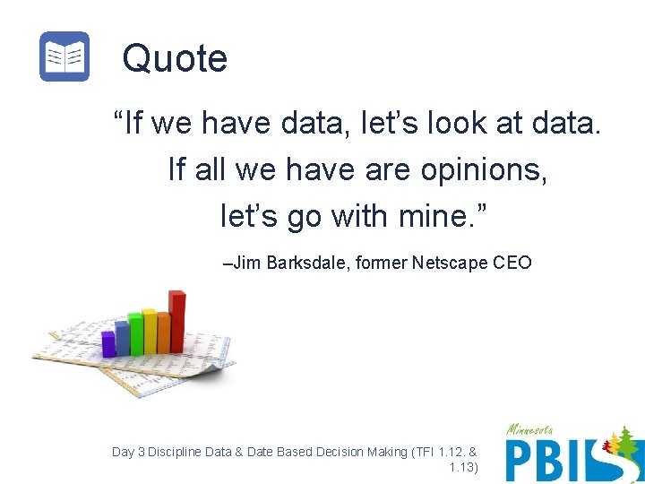PBIS Team Training 3 B Discipline Data TFI
