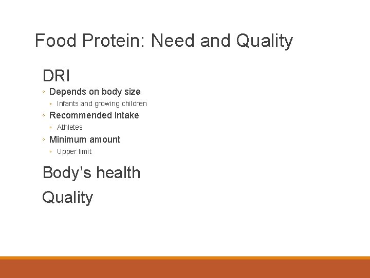 The Proteins and Amino Acids Chapter 6 Introduction
