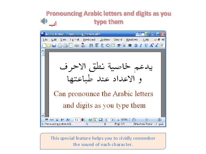 Arabic Master Is an ideal software package for