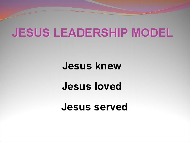 LEARNING TO LEAD Passing the baton to a