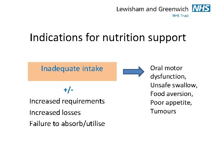 Nutrition support and tube feeding a dietitians perspective