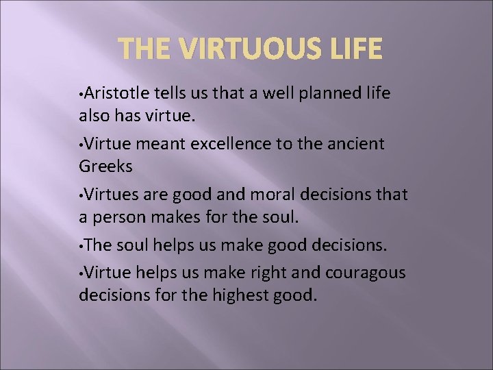 ARISTOTLES BACKGROUND Aristotle was born in Northern Greece