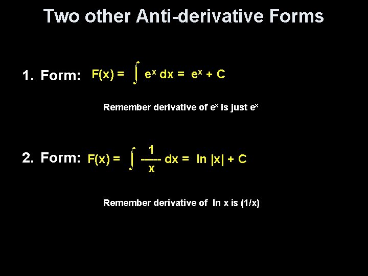 Lesson 4 10 b AntiDifferentiation Quiz Estimate the