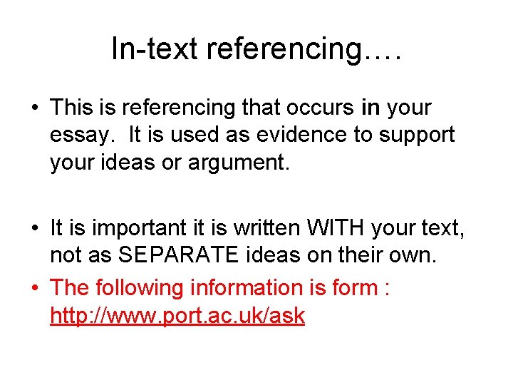 referencing Books Articles Internet sites Important For ANY