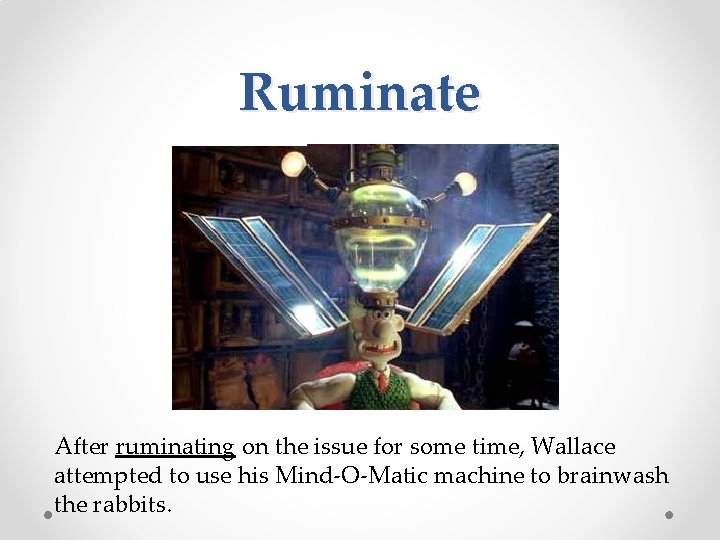 Vocabulary Unit 12 Wallace and Grommit Curse of