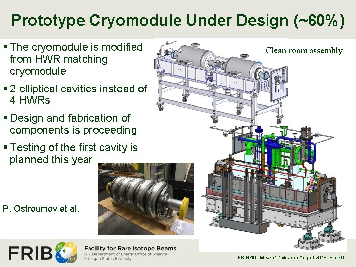 Safety Briefing FRIB 400 Me Vu Workshop August