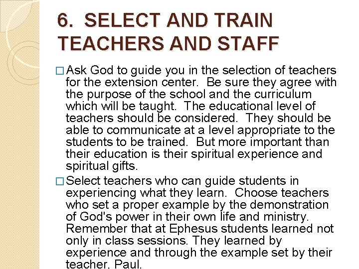 How To Set Up A Harvestime Immediate Institute