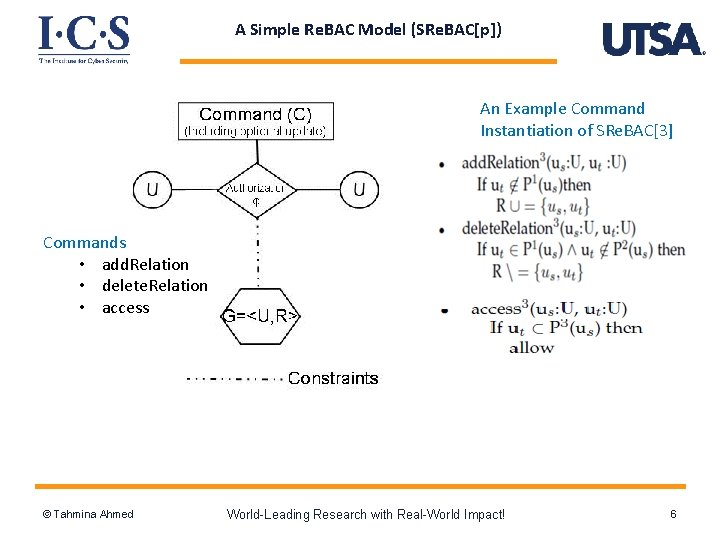 Institute for Cyber Security Re BAC in ABAC
