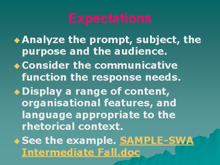 Writing Short Responses in a ThemeBased Curriculum Sabanc