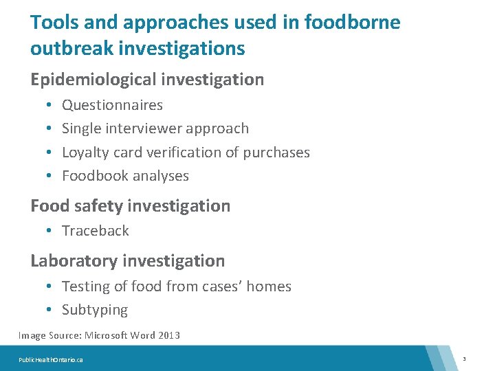 Whole Genome Sequencing and its Application to Foodborne