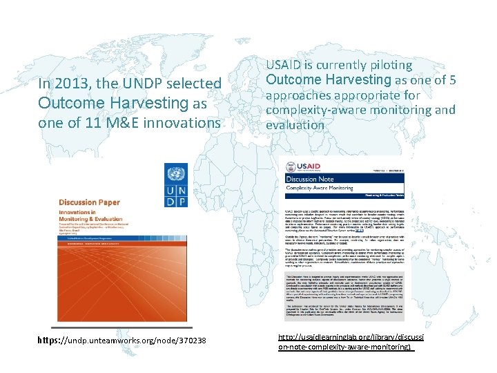 Outcome Harvesting Principles in Practice Maastricht The Netherlands