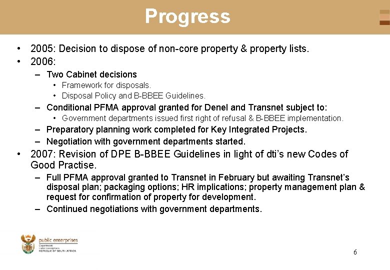Joint Project Facility Property Project Presentation to Public
