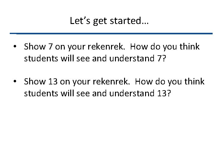 Kindergarten Materials Rekenreks Ten Frames and Interactive Boards