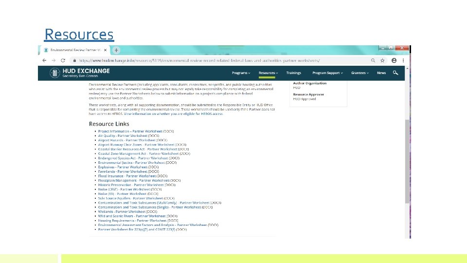 Part 58 Basics Environmental Review March 30 2021