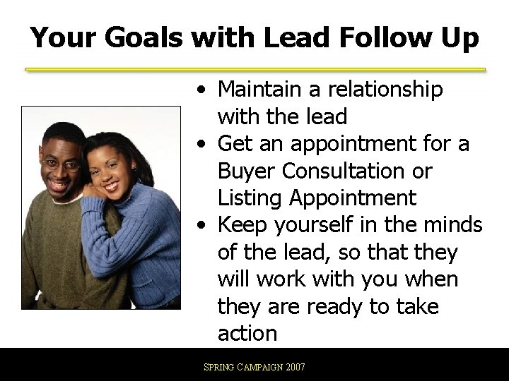 Weekly Training Session The Prospect Follow Up Sheet