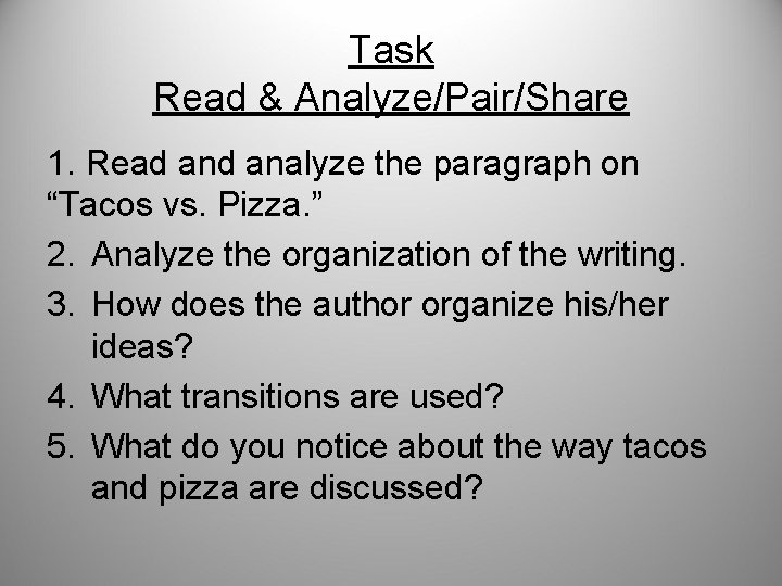 How can I recognize and write about similarities