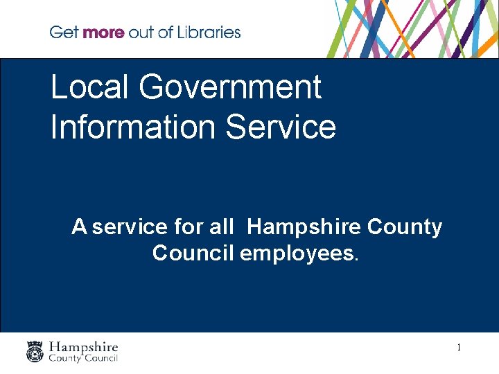 Local Government Information Service A service for all