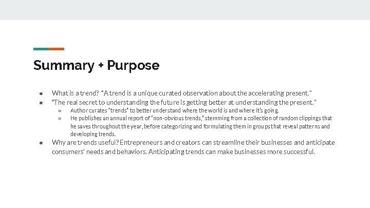 Non Obvious How to think Different Curate Ideas