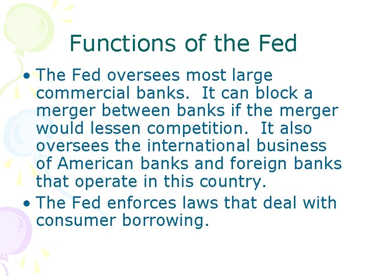 Chapter 24 2 The Federal Reserve System Structure