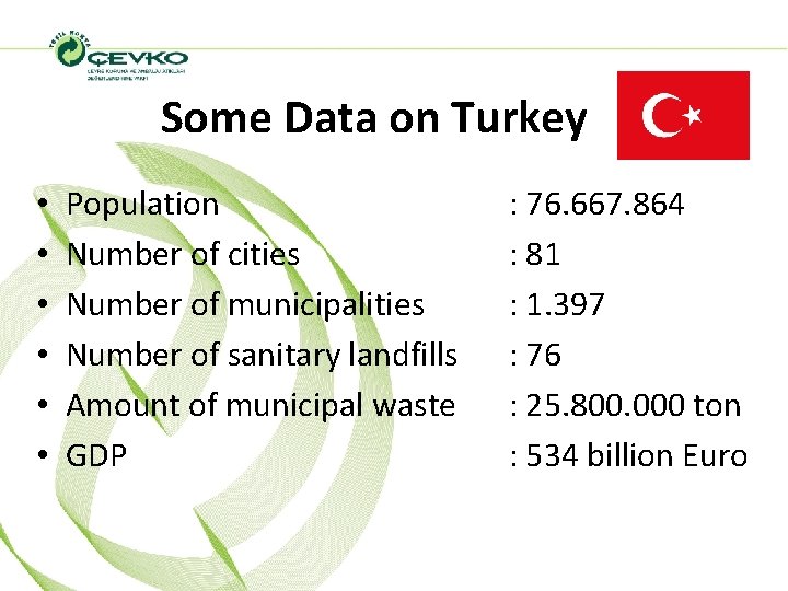 Challenges to Separate Collection The Case for Turkey