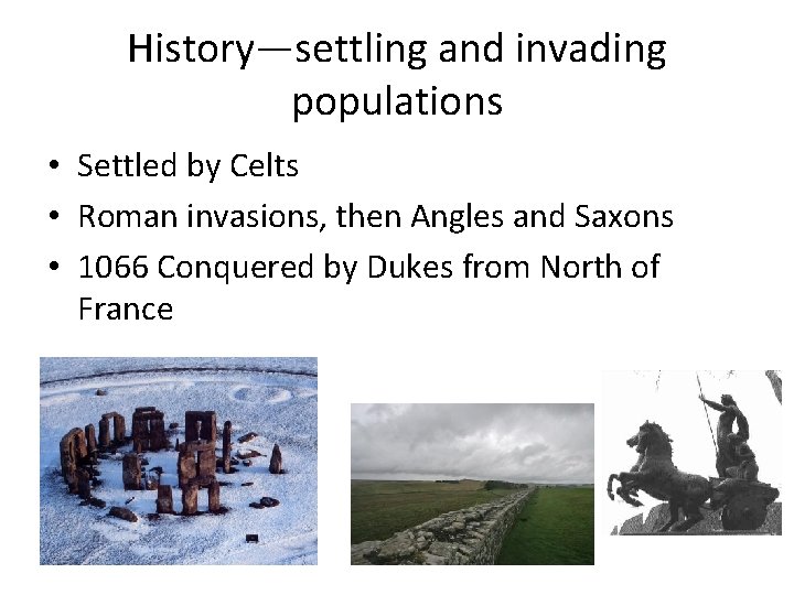Britain Historysettling and invading populations Settled by Celts