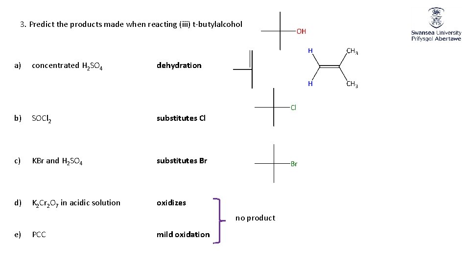 ALCOHOLS WORKSHEET 1 Draw name and classify as