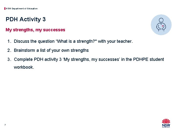 NSW Department of Education PDHPE Learning Sequence Stage