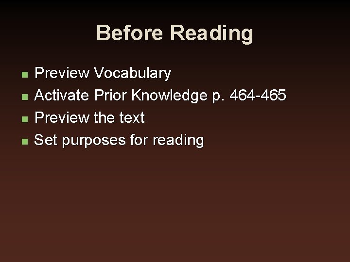 Weekly Objectives n n n n Students will