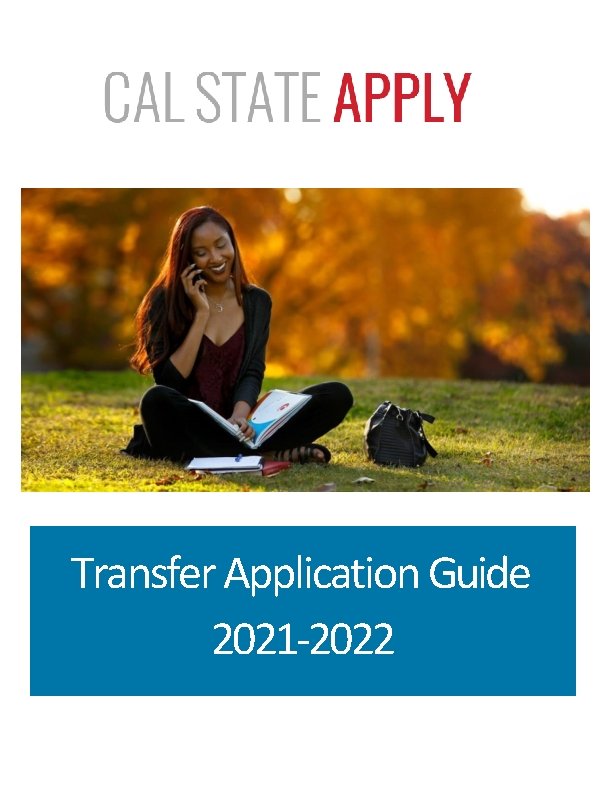 Transfer Application Guide 2021 2022 INTRODUCTION AND PREPARING