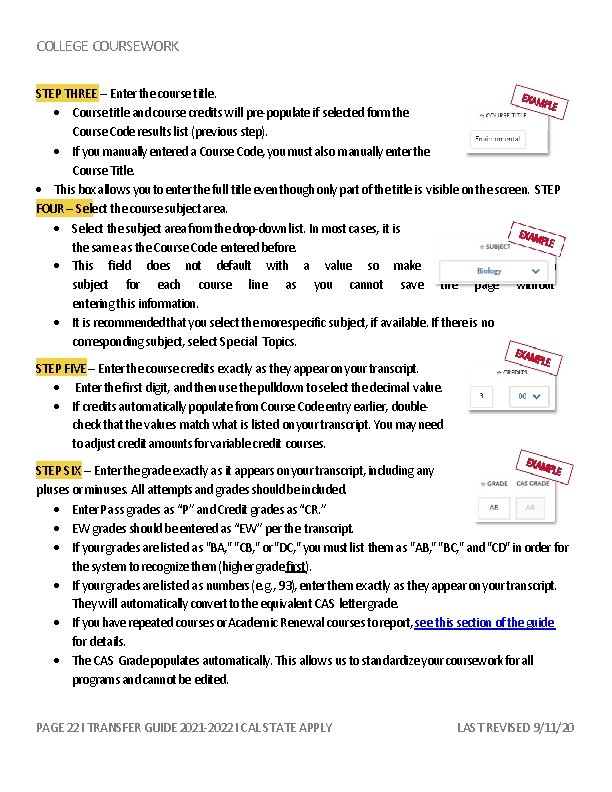 Transfer Application Guide 2021 2022 INTRODUCTION AND PREPARING
